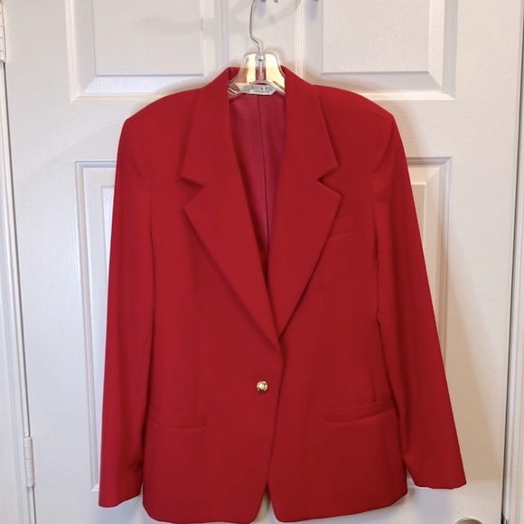 Austin Reed | Jackets & Coats | Vintage Austin Reed Womens Classic Red ...